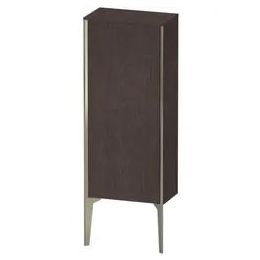 Duravit XViu Halbhochschrank XV1305LB172 40x24x89cm, champagner matt, T&uuml;r links, eiche dunkel geb&uuml;rstet