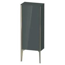 Duravit XViu Halbhochschrank XV1305RB138 40x24x89cm, champagner matt, T&uuml;r rechts, dolomiti grey hochglanz
