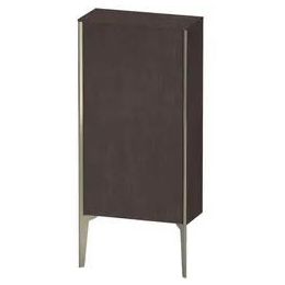 Duravit XViu Halbhochschrank XV1306RB172 50x24x89cm, champagner matt, T&uuml;r rechts, eiche dunkel geb&uuml;rstet