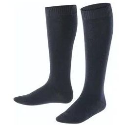 Falke Comfort Wool Kniestr&uuml;mpfe aus Wolle Kinder darkmarine 19-22