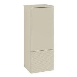 Villeroy & Boch Villeroy und Boch Antao Mittelschrank K43100HJ 41,4x103,9x35,6cm, Waschbeckenplattenfarbe Lack, silk grey matt lacquer