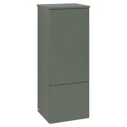 Villeroy & Boch Villeroy und Boch Antao Mittelschrank L43000HL mit Beleuchtung, 1 T&uuml;r, 414 x 1039 x 356 mm, Front ohne Struktur, Leaf Green Matt Lacquer / Leaf Green Matt Lacquer