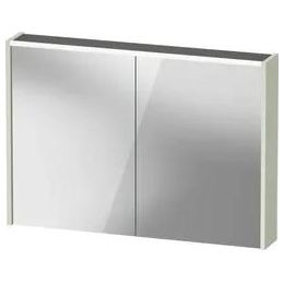 Duravit D-Code Spiegelschrank Verspiegelt DC71070HHHH2000 1000x700x148, Blassgr&uuml;n Matt, Steckdose J, LED Beleuchtung