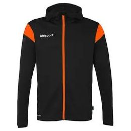 Uhlsport Squad 27 Track Trainingsjacke mit Kapuze Herren schwarz/fluo orange 5XL