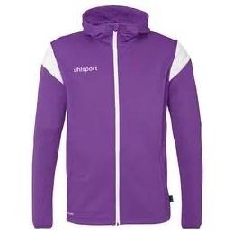 Uhlsport Squad 27 Track Trainingsjacke mit Kapuze Herren lila/wei&szlig; 5XL