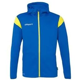 Uhlsport Squad 27 Track Trainingsjacke mit Kapuze Herren azurblau/limonengelb 5XL