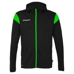 Uhlsport Squad 27 Track Trainingsjacke mit Kapuze Herren schwarz/fluo gr&uuml;n 5XL