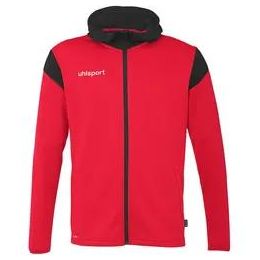 Uhlsport Squad 27 Track Trainingsjacke mit Kapuze Herren rot/schwarz 5XL