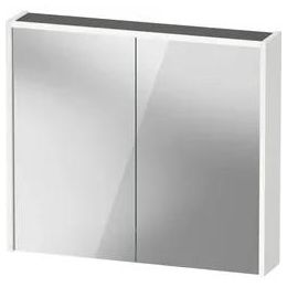 Duravit D-Code Spiegelschrank DC7106018180000 Steckdose, 800x700x148, Wei&szlig; Matt, LED Beleuchtung