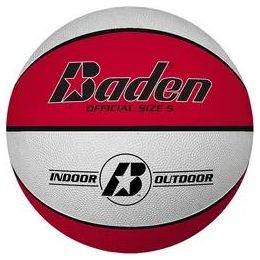 Baden Basic Indoor/Outdoor Basketball rot/wei&szlig; 5