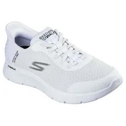 Skechers Go Walk Flex Hands Up Slip-In Sneaker Herren WHT - wei&szlig; 44