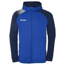 Kempa Ambition 28 Kapuzen-Trainingsjacke royal/marine XXL
