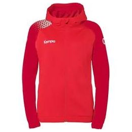 Kempa Ambition 28 Kapuzen-Trainingsjacke Damen rot/chilirot M