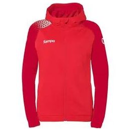Kempa Ambition 28 Kapuzen-Trainingsjacke Damen rot/chilirot XS