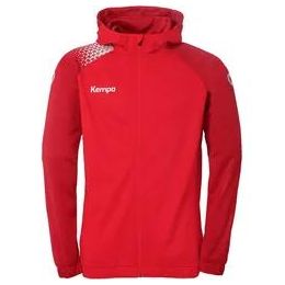 Kempa Ambition 28 Kapuzen-Trainingsjacke rot/chilirot XL
