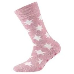 Camano Soft Bio-Baumwoll Half Terry Antirutsch Crew Socken Kinder 4300 - chalk pink melange 23-26