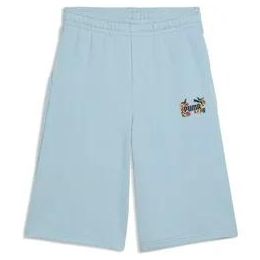 Puma Mid90s Relaxed Long French Terry Sweatshorts M&auml;dchen 47 - seafoam 140