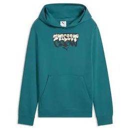Puma Mid90s French Terry Hoodie Jungen 41 - emerald ice 152
