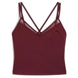 Puma Shape Strappy Tanktop Damen 96 - ruby shimmer M