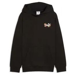Puma Mid90s Relaxed Graphic French Terry Hoodie M&auml;dchen 01 - Puma black 128