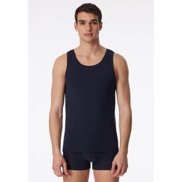 Unterhemd Schiesser "Long Life Soft", Herren, Gr. 5, N-Gr, schwarz (001, schwarz), Single Jersey, Obermaterial: 45% Baumwolle, 45% Modal, 10% Elasthan, Unterhemden Unterhemd, optimales Feuchtigkeitsmanagement