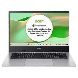 Acer 514 (CB514-2H-K7VE) mit Tastaturbeleuchtung, Laptop - 14 Zoll MediaTek MT ARM Cortex A76/A55 4 GB 64 Mediatek Mali-G57 Google ChromeOS