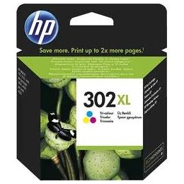 HP 302XL Tintenpatrone Cyan/Magenta/Gelb (F6U67AE)