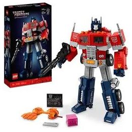 Lego Icons 10302 Optimus Prime Transformers Bausatz, Mehrfarbig