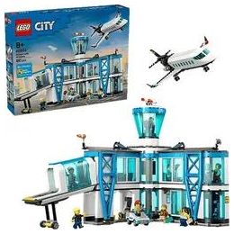Lego City 60502 Flughafen mit Flugzeug Bausatz, Mehrfarbig