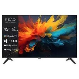 PEAQ PTV 43GQU-5025T TV (Flat, 43 Zoll / 108 cm, QLED 4K, SMART TV)