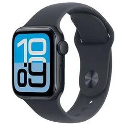 Apple Watch SE 3 GPS 40, 2025 Smartwatch Aluminium Fluorelastomer, 130-180 mm, Mitternacht
