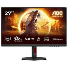 AOC Q27G4ZR 27 Zoll QHD Gaming Monitor 0,3 ms Reaktionszeit 240 Hz