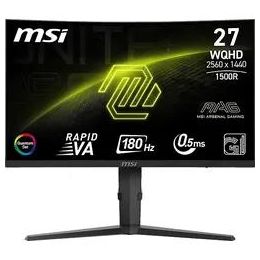 MSI MAG 275CQRFDE QD E2 27 Zoll WQHD Curved Gaming Monitor 0,5 ms Reaktionszeit 180 Hz