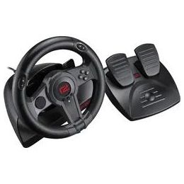 READY 2 GAMING Nintendo Switch Racing Wheel, Lenkrad mit Pedalen, Schwarz