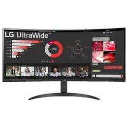 LG UltraGear 34WR50QK-B 34 Zoll QHD Monitor 5 ms Reaktionszeit 100 Hz