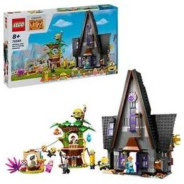 Lego Despicable Me 75583 Familienvilla von Gru und den Minions Bausatz, Mehrfarbig