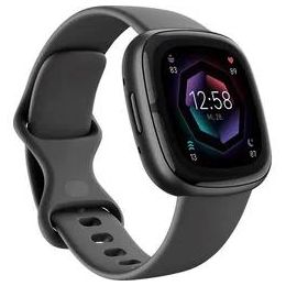 FITBIT Sense 2 Smartwatch Aluminium Elastomer, S/L, Shadow Grey/Graphite