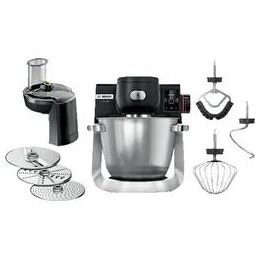 Bosch MUMS6ZS13D Serie 6, mit Waage, K&uuml;chenmaschine Jet black matt (R&uuml;hrsch&uuml;sselkapazit&auml;t: 5,5 l, 1600 Watt)
