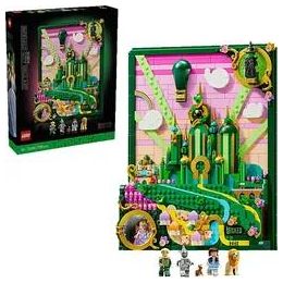 Lego Wicked 75685 Emerald City Wandkunst Bausatz, Mehrfarbig