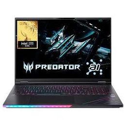 Acer Predator Helios 18 AI (PH18-73-97FE) mit 250 Hz Display RGB Tastaturbeleuchtung - Zoll Intel&reg; CoreTM Ultra 9 275HX 64 GB 2,000 GeForce RTXTM 5080 Windows 11 Pro