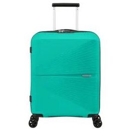 American Tourister Airconic Handgep&auml;ck Trolley 55cm mit 4 Rollen Aqua Green