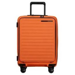 Samsonite Restackd EASY ACCESS Trolley mit 4 Rollen erweiterbar 55cm Papaya