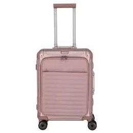 Travelite Next Trolley S 4-Rad mit Vortasche Ros&eacute;