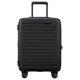 Samsonite Restackd Trolley mit 4 Rollen erweiterbar 55cm Schwarz