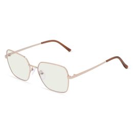 Blaulichtfilterbrille Fielmann BD 480 BL | Damen | Fassung: Quadratisch Gold Gl&auml;nzend