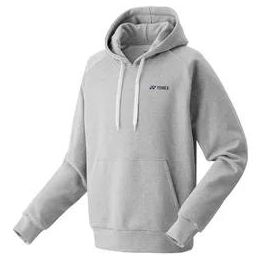 Yonex Kapuzenpullover Sweat Hoodie mit Kapuze (Baumwolllmix) grau Herren