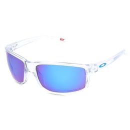 Oakley OO9470 | Herren-Sonnenbrille | Fassung: Vollrand, Quadratisch, Kunststoff, Kristall | Glasfarbe: Blaugrau Spiegel Mehrfarbig