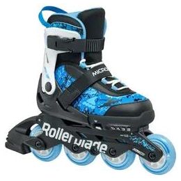 Rollerblade Inline Skates Microblade SL (Rollen: 72mm/80A, Kugellager: SG3) schwarz/himmelwasser Kinder