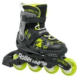 Rollerblade Inline Skates Microblade SL (Rollen: 72mm/80A, Kugellager: SG3) schwarz/lime Kinder