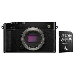 Fujifilm X-E5 Schwarz + Angelbird SD Card AV PRO UHS-II 128GB V60